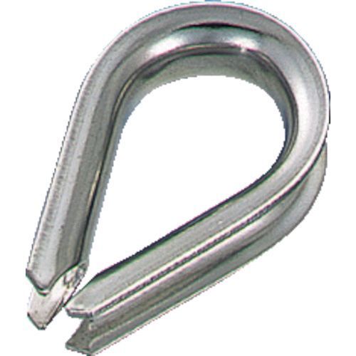 【特長】●端末加工するワイヤコースとして使います。【用途】●ワイヤロープの先端をアイ加工して使用する場合のワイヤの摩耗の防止。【仕様】●適用ロープ径(mm)：2●A(mm)：2.5●D(mm)：8●L(mm)：17●B(mm)：4【材質／仕...