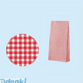【商品説明】■プレゼント包装におすすめの柄タイプ。■紙質：晒60g／m2■外寸：縦320×横160×マチ65mm■ギンガムミニ・赤■100枚4901755320961