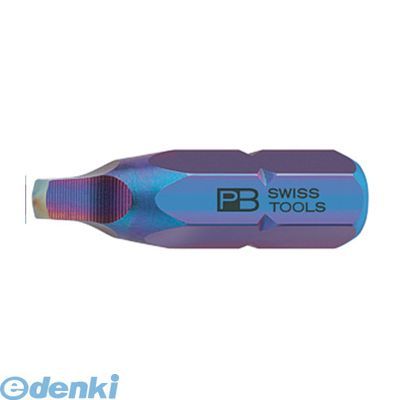 ●強度と精度に優れた差込角1／4（6．35mm）の四角（Robertsonスクリュー用）ビットです。●刃先幅(mm)：2.9●全長(mm)：25●質量(g)：5●差込角：1/4(6.3mm)hexハンドツール【PB　SWISS TOOLS】...