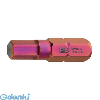 ●強度と精度に優れた差込角1／4（6．35mm）のいじり止め六角ビットです。●サイズ()：1/8●全長(mm)：25●質量(g)：5ハンドツール【PB　SWISS TOOLS】 ＞ 各種ビット7610733206346