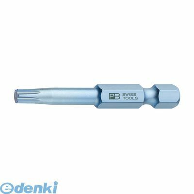 ■強度と精度に優れた差込角1／4（6．35mm）の段付きヘクスローブビットです。ボール溝中心から後端までの長さは9mmです。●サイズ：T20●先端外形寸法(mm)：3.84●ねじサイズ：M4-5●全長(mm)：50●質量(g)：9●ボール溝...