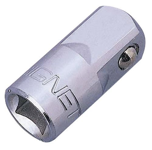 ■1/4DRのラチェットハンドル等で3/8DRのソケット等を使用する際に。●サイズ：凹1/4DRX凸3/8DR●全長(mm)：26●外径(φmm)：11ギアレンチ・各種工具【シグネット】 ＞ 1/4ソケット・アクセサリ4545301000589