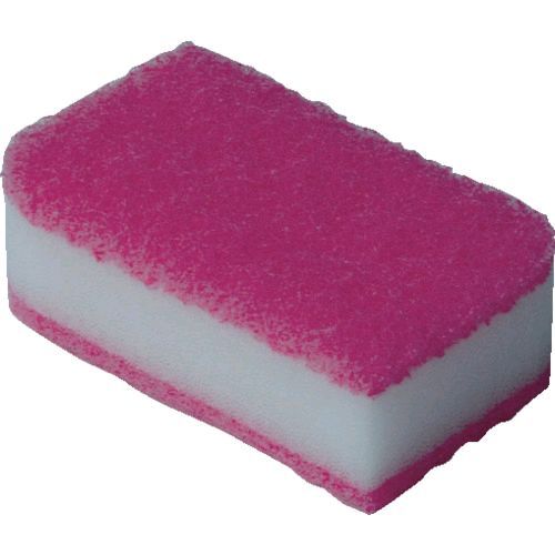 【特長】●泡立ちの良いウレタンスポンジの両面にナイロン不織布を貼り合わせたスポンジです。●抗菌防臭加工を施しているためスポンジに付いた雑菌の増殖を抑制します。【仕様】●縦(mm)：110●横(mm)：65●厚さ(mm)：35●色：ピンク●パ...