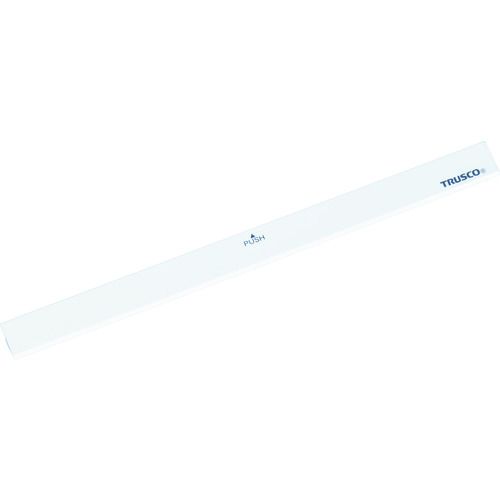 【特長】●アルミ製でスリムな仕様のマグネットです。●「PUSH」を押すと下半分が浮き掲示物を止めたり外したり出来ます。●A4用紙の規格サイズより長めに作られているため端がめくれず、しっかり固定できます。【仕様】●色：白●幅(mm)：14●長...