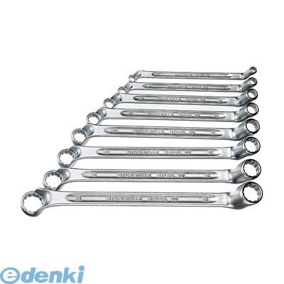 【セット内容】メガネレンチ：6x7・8x9・10x11・12x13・14x15・16x17・18x19・20x22mm【仕様】●質量(g)：1291【特長】●狭いエンジンルームや平面状での作業に威力を発揮するオフセットが75°のメガネレンチ...