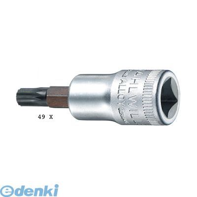 ●頑丈な圧入式の3／8SQトリスクエア（三重四角）ビットソケット（XZN）。●サイズ：M10●全長(L1；mm)：52●軸長(L2；mm)：20●ソケット部外径(d；mm)：17.8●質量(g)：63●先端部径(mm)：9.6ハンドツール【...