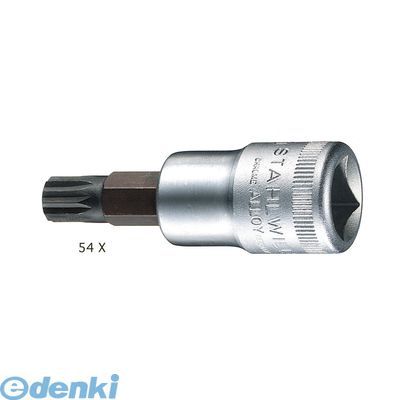 ●頑丈な圧入式の1／2SQトリスクエア（三重四角）ビットソケット（XZN）。●サイズ：M10●全長(L1；mm)：60●軸長(L2；mm)：22●ソケット部外径(d；mm)：22.7●質量(g)：94●先端対角寸法(mm)：9.6ハンドツー...