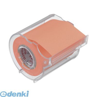 ■好きな長さに自由にカット。貼って剥がせる、全面粘着剤紙テープ。■ロールサイズ：幅50mm×長10m■材質：テープ＝蛍光紙粘着剤＝アクリル系カッター＝再生PS4903076006401