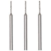 小径ドリル 3本　&phi;0.8mm ●用途/鉄、非鉄金属などの穴あけ ●シャフト径/&phi;2.35mm ●材質/ハイス輸入工具 ＞ PROXXON（プロクソン） ＞ 先端パーツ4952989288558
