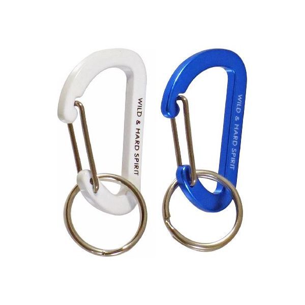 【商品説明】●いろいろな道具の吊り下げに。●意匠登録済で一部冷間鍛造品なので頑丈に作られています。●カラー:ブルー&ホワイト●材質:アルミニウム工具差 フック キーホルダー4968198600357