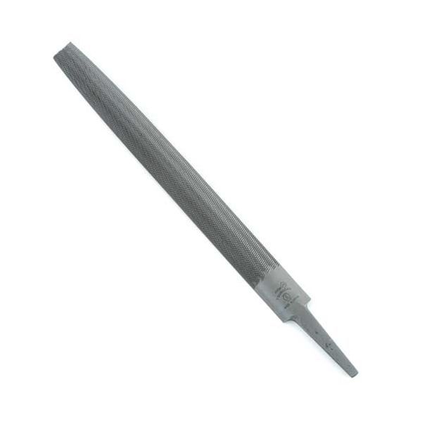 【商品説明】【用途】一般金属加工用のヤスリ。【機能・特徴】鉄等の一般金属の切削加工に使用します。【仕様】●ヤスリ目数：10CUT／cm。●柄無し。●形状：半丸。●刃長200mm。●目種：複目。【材質】●本体：SK材。【注意事項ほか】●作業用...