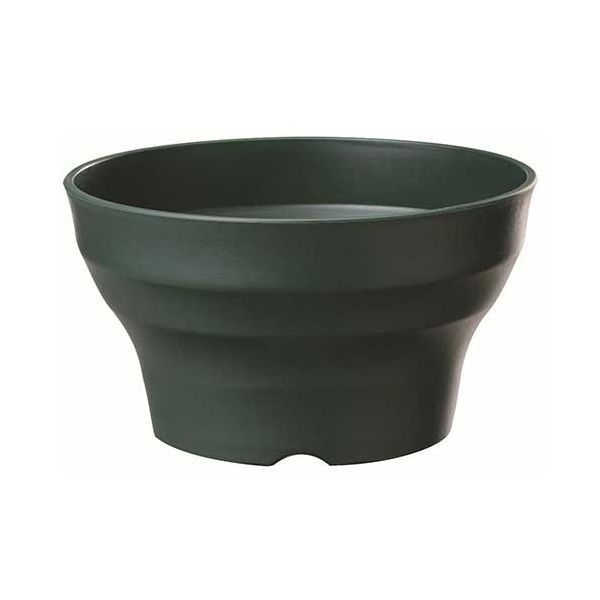 【商品説明】【用途】ガーデニング用プランター。【機能・特徴】水はけと通気性の高い鉢底形状です。【仕様】●サイズ：径295×高さ170mm。●色：ダークグリーン。●容量：7.0L。●30型。【材質】●ポリプロピレン。園芸用品 家庭園芸 プランター