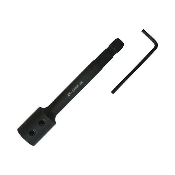 【商品説明】【用途】ドリル延長用アダプター。【機能・特徴】次の根太までドリルが届かない時などにドリルを延長できるアダプターです。1本で約100mmドリルが延長します。BとCを組み合わせることで、取付可能な先端工具のバリエーションが広がります...
