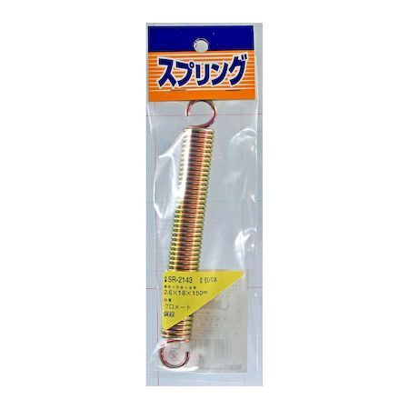 【商品説明】●電気器具・玩具・プラモデル・モビール・工作などにお使いいただける引きバネです。●適正な荷重を確認の上御使用下さい。●用途以外の御使用はお止め下さい。●変形、破損した状態での使用はお止め下さい。●線径(mm)：2.6●外径(mm...