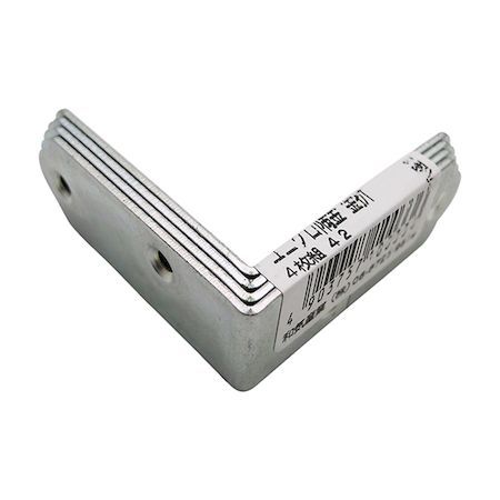 【商品説明】●組立棚などの補強金具。●規格：42mm●材質：鉄●商品4枚