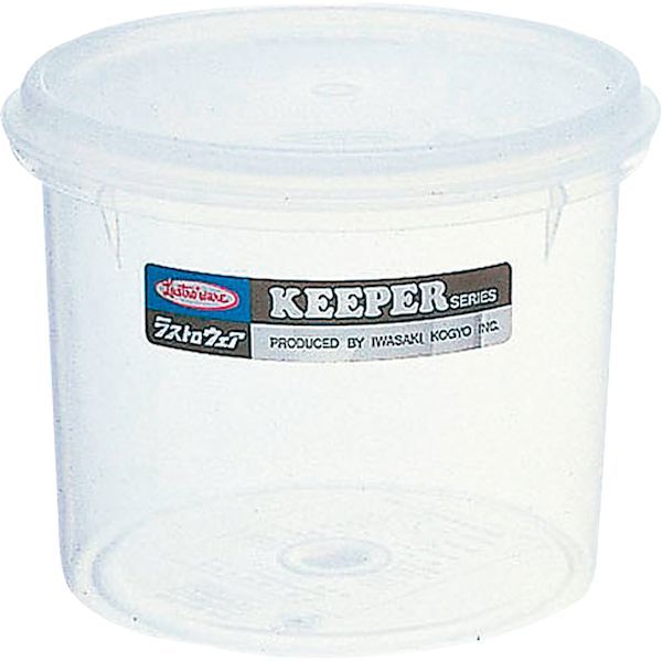 【商品説明】●サイズ：直径182×高さ141mm●容量：2800ml●材質：本体/ポリプロピレン-20+100度　蓋/ポリエチレン-20+50度