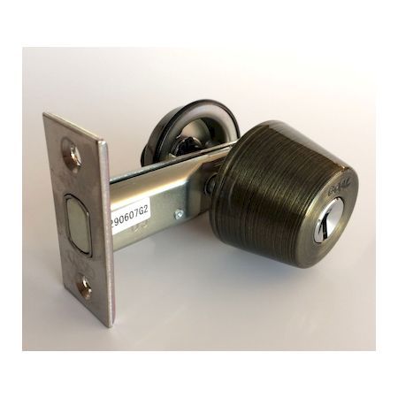 【商品説明】●仕様：本締錠●チューブラー本締錠ADシリーズ●バックセット：60mm●取付可能扉厚：30mm以上〜43mm未満●室外側：V18シリンダー●室内側：サムターン●材質／仕上：ステンレス／アンティックブラス（71）●キー本数：3本●...