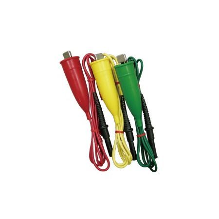 【商品説明】・精密測定用コード・赤 黄 緑：各1.5m