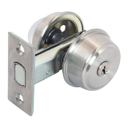 【商品説明】●仕様：本締錠●チューブラー本締錠ADシリーズ●バックセット：50mm●取付可能扉厚：27mm以上〜45mm未満●室外側：SP5本ピンシリンダー●室内側：サムターン●材質／仕上：ステンレスヘアーライン（S11）●キー本数：3本●...