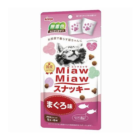 【商品説明】●カリカリ粒にオリジナルのコーティング液とパウダーをまぶしたカリカリおやつ。●無着色の国産品。●お部屋で暮らす愛猫の心の健康維持に配慮して「a-iペプチド」を配合。●食べきりサイズの小袋入りでいつでも開けたて新鮮。●原材料：穀類...