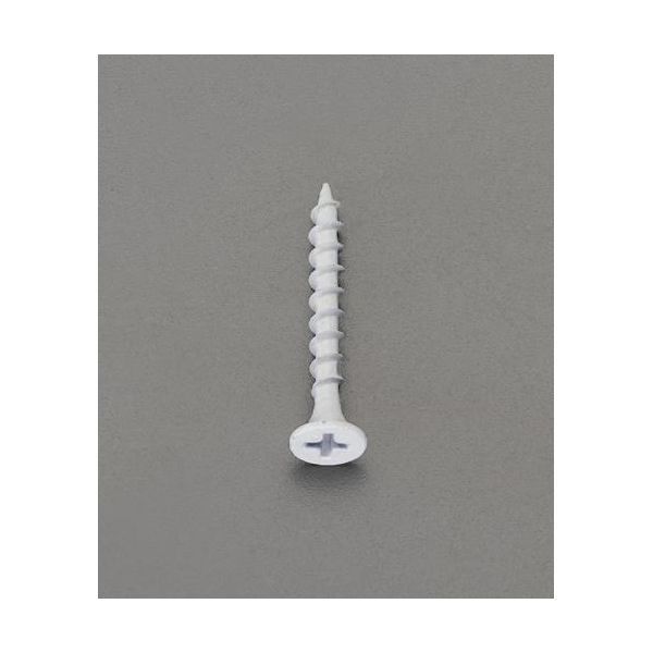 ●材質…鉄(ラスパート処理)●(＋)皿頭●耐食性に優れたラスパート処理で建築金物に最適です。●サイズ…3.8×32mm●色…白●入数…100個