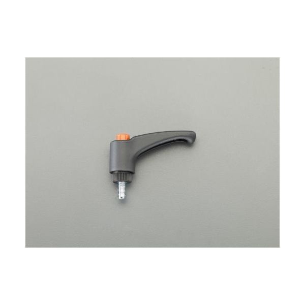 ●材質…レバー・ボタン：ポリアミド(ガラス繊維強化)、ねじ：亜鉛メッキ(SUM22L)●RoHS対応品●サイズ(mm)…ねじ：M6×30R：63H：43d：15D：19