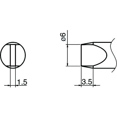 【商品説明】●適用製品：FX8002-81/FX8003-81●スリムタイプ※FX-8003（N2はんだこて）をご使用の場合は、別途こて先に対応したノズル組品が必要です。