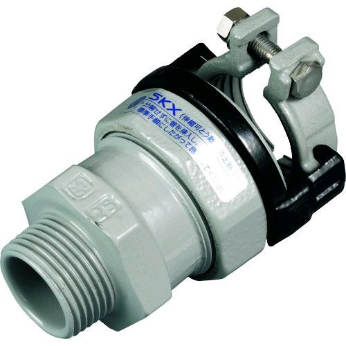 【特長】●簡単に早く管接続ができます。●パイプを突っ込んで締めるだけで施工完了です。●伸縮可とう機能があり外力を吸収できます。●取り外し、再施工が簡単にでき、補修材料にも適しています。●インコア不要で接続できます。【用途】●上水道配管、排水...