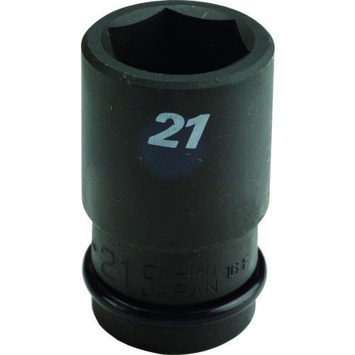 【特長】●インパクト用セミロングソケットです。【仕様】●差込角(mm)：12.7●対辺寸法(mm)：22●全長(mm)：52【材質／仕上】●クロムモリブデン鋼【セット内容／付属品】●ピン・リング【原産国】日本