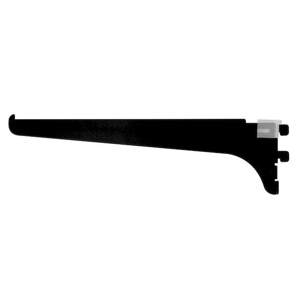 【商品説明】●1×4材を棚板として使用できます。●外れ止めのストッパーがつくので叩かなくても良いです。●背面取り付けタイプの支柱を使用してください。【商品用途】●棚板の取り付けに使用してください。【カラー】●黒【商品サイズ】●サイズ：250mm