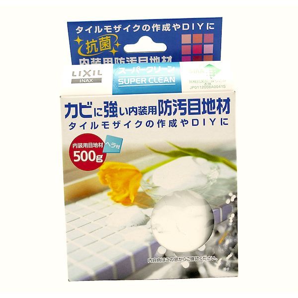 【商品説明】●カビに強い内装用防汚目地材【商品用途】●タイルモザイクの作成やDIYに。【注意】●肌荒れの原因になりことがありますので、肌についた目地材は石鹸などを用いて洗い流してください。●目地材は水中でも凝固しますので、水道には流さないで...