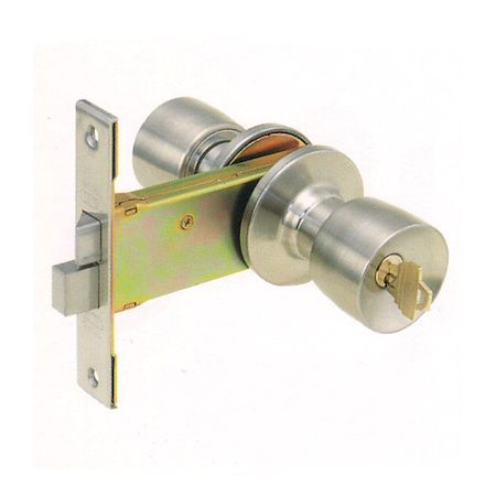 【商品説明】●インテグラル錠　UCシリーズ●仕様：玄関錠●バックセット：100mm●フロントサイズ：H132mm×W25．5mm（No．10フロント）●握玉（ノブ）：E型●勝手：左右、内外共通●シリンダー：5本ピン●取付可能扉厚：25mm以...