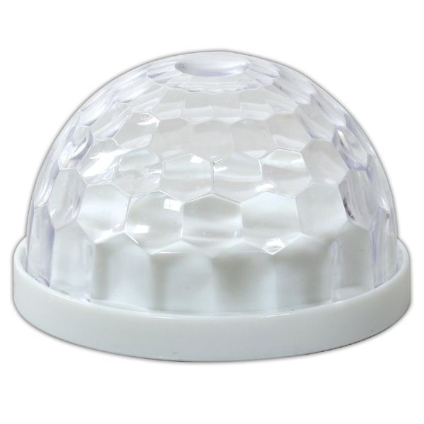 【商品説明】●光が放射線状にひろがる！点灯時間　約2時間 （※電池交換不可）LEDの光が7色にピカピカ光る！ボタン電池内蔵(電池交換不可)●商品サイズ（単位mm)：φ55×35mm●重量（g）：16g●材質：透明蓋：PS、底：PP●包装形態...