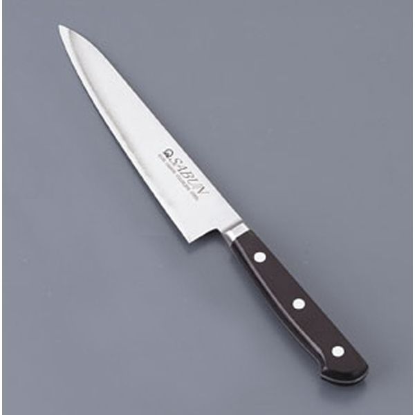 【商品説明】サイズ(cm)、全長(mm)、質量(g)、背厚(mm) 15、260、95、2.0 SABUN(サブン)ステンレス鋼 黒合板 左利き用シリーズ 重量（g）：95素材・材質：ステンレス鋼原産国：日本