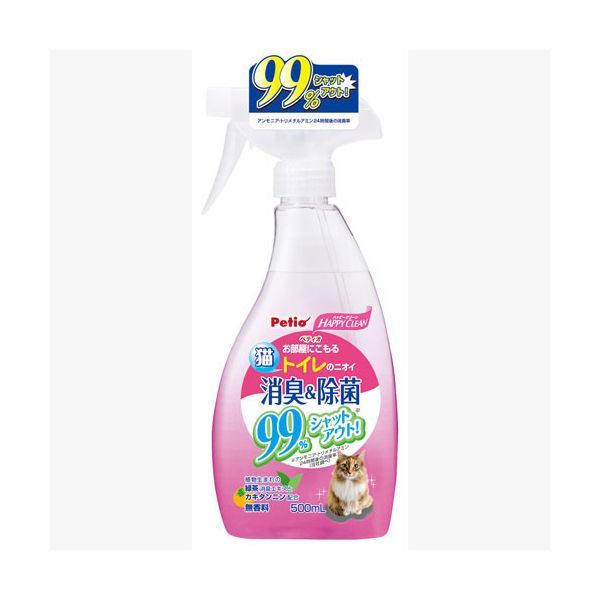 【商品説明】■99％ニオイをシャットアウト。＊アンモニア・トリメチルアミン24時間後の消臭率(当社調べ)●ペットが原因による悪臭をシャットアウト消臭＆除菌※のダブル効果でペットが原因による悪臭を強力に消臭します。・中和分解(悪臭の分子と消臭...