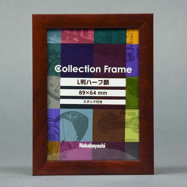 【商品説明】L判ハーフ、チェキなどミニフォトを飾るのに最適な、L判ハーフ額