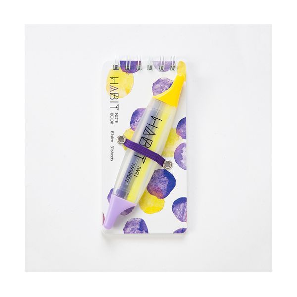 【商品説明】教科と学習内容を書いて勉強の記録をつけられます。（1ブロックで1週間）復習欄付きで2色マーカーを活かしたカラフルな記録ができます。