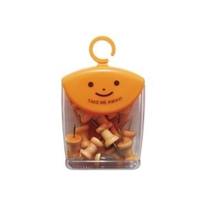 【商品説明】●収納便利なスライド式ケース入りのピンシリーズ。ツレテッテ。画鋲。●材質：本体：木製・鋼線●本体サイズ：10×10×22．5mm●本体重量：0．51g●パッケージサイズ（WDH）：81×50×28mm　●パッケージ重量：28g　...