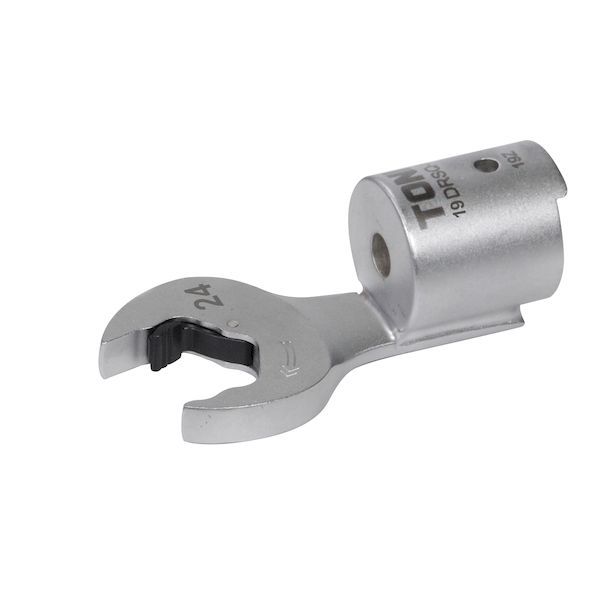 【商品説明】●ヘッド差替式トルクレンチ専用のスパナヘッド。●抜き差し不要で連続作業が可能なクイックスパナ仕様。●本体サイズ：長さ103.5（mm）●本体サイズ：重量200（g）差替式 トルクレンチ用 クイック スパナヘッド