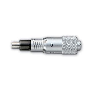 ステム形状ストレートステムスピンドルφ3.5×8.5mmステムφ6×6mm先端形状平面目量0.01mm最大許容誤差5μm全長37mmシンブル径9.5mm質量10g用途精密機器や精密機械に取り付けられ、測定、送り、位置決め等に使用シンブル他材...