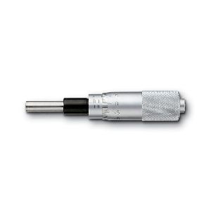 定圧装置無ステム形状ストレートステムスピンドルφ6.5×27mmステムφ12×15mm先端形状平面目量0.01mm最大許容誤差3μm全長95mmシンブル径18mm質量100g用途精密機器や精密機械に取り付けられ、測定、送り、位置決め等に使用...