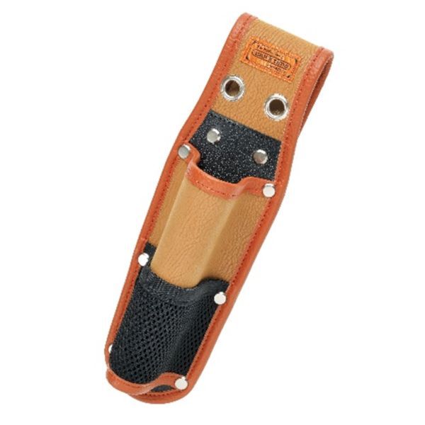 【商品説明】●特徴●傷みやすいベルトの芯と表面に補強材を使用●高級感のあるレザー生地●ペン型充電ドライバーケース　●仕様、規格●寸法　H260×W80×T60●材質　生地レザー、金具スチールメッキ