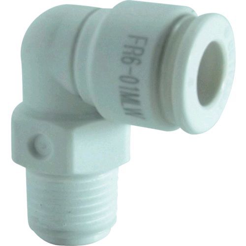 千代田通商メーカーお問い合わせ：043-445-5481【仕様】●接続口径：R1/8●適合チューブ外径D(mm)：6●六角対辺(mm)：12●使用圧力：1MPa(空気)、0.3MPa(水)●使用流体：空気、水【仕様2】●流体温度：-5〜60...