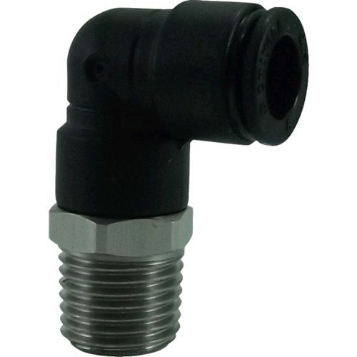 千代田通商メーカーお問い合わせ：043-445-5481【仕様】●接続口径：R1/4●適合チューブ外径D(mm)：8●六角対辺(mm)：14●使用圧力：1MPa(空気)、0.3MPa(水)●使用流体：空気、水【仕様2】●流体温度：-5〜60...