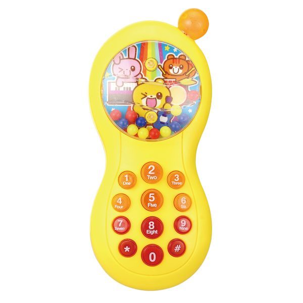 【商品説明】●ボール落としも楽しめる音が鳴る電話型おもちゃ！メロディ12曲付単3電池2本付●商品サイズ：150×60×30mm●セット内容：本体×1●重量：88g●材質：PS●包装形態：OPP袋●包装サイズ：150x65x30mm●生産国：...