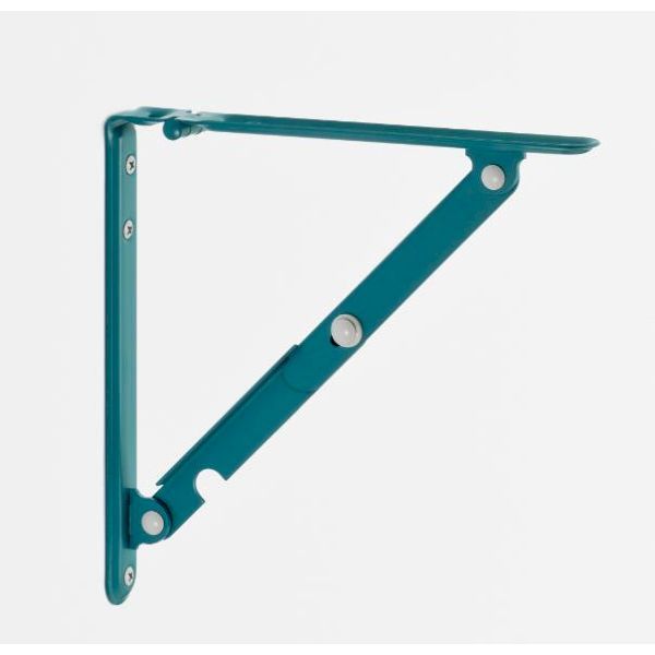 【商品説明】●製品特徴：イタリア製のシンプルなデザインの棚受金具。「居心地のいいデザイン」を追求したデザインです。折りたたみ式で不要な時は折りたためる設計で、取付ビスにもグレー塗装がされていてメタルっぽい印象をなくしており、オシャレな棚受金...