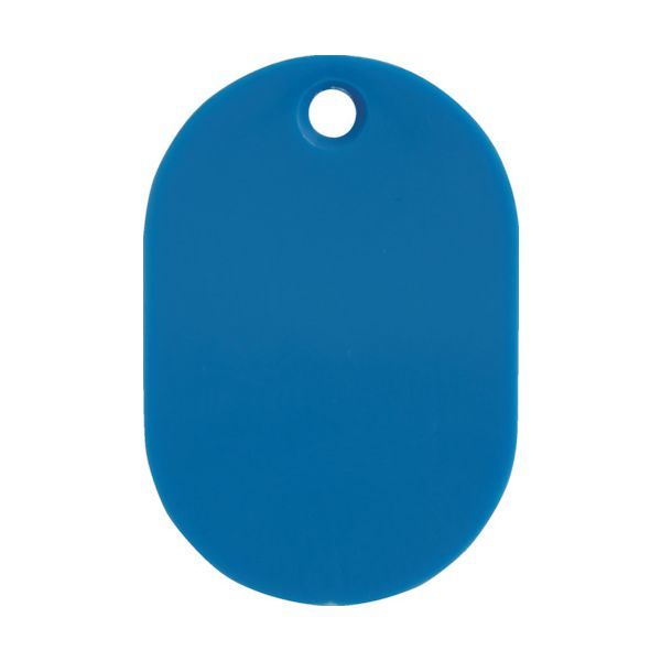 【商品説明】【特長】●カラーが豊富で管理などに便利です。●ラベルを貼って使用したり、マーカー等での記入も可能です。【仕様】●縦(mm)：60●横(mm)：40●厚さ(mm)：2.5●色：ブルー●穴径(mm)：4【仕様2】●キーホルダーや二重...