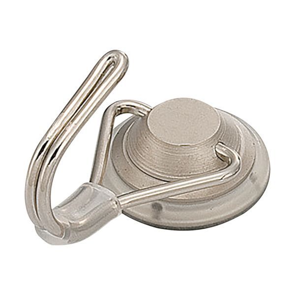 【商品説明】【特長】●高い質感とデザイン性を備えた金属製のマグネットフックです。●フック部分は360度回転し、上方にもスイングするので好きな位置に貼り付けが可能です。●壁面をキズつけないように接触面には柔らかなラバー素材を使用しています。【...