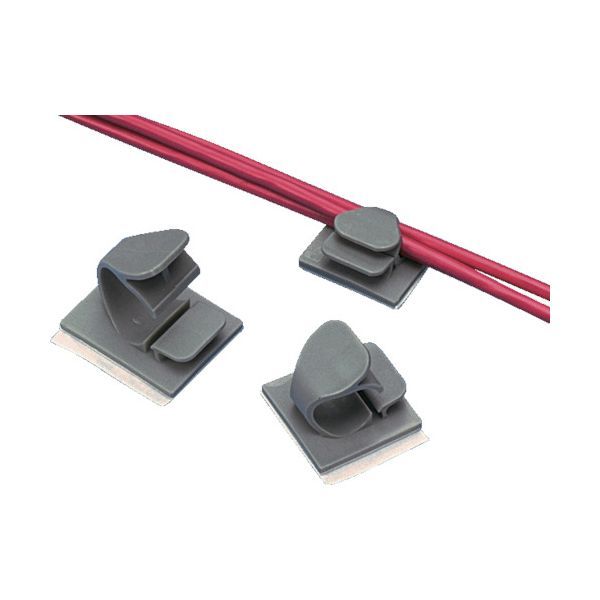 【商品説明】【特長】●電線、ケーブルなどを保持します。●カバーをロックできるので、ケーブルがしっかり保持できます。●カバーは取り外せますので、ケーブルの増設、変更などにも対応できます。【用途】●ケーブルの保持、固定。【仕様】●色：テレホング...