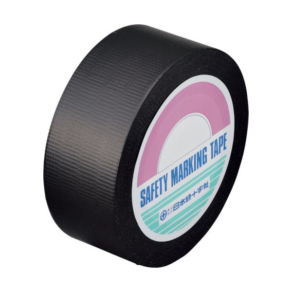 【商品説明】【特長】●人や台車などによるズレを防止するマット固定用のテープです。●糊あとが残りにくく、手でカットすることが可能です。【用途】●床用マットの固定に。【仕様】●色：黒●幅(mm)：50●長さ(m)：50●厚さ(mm)：0.175...